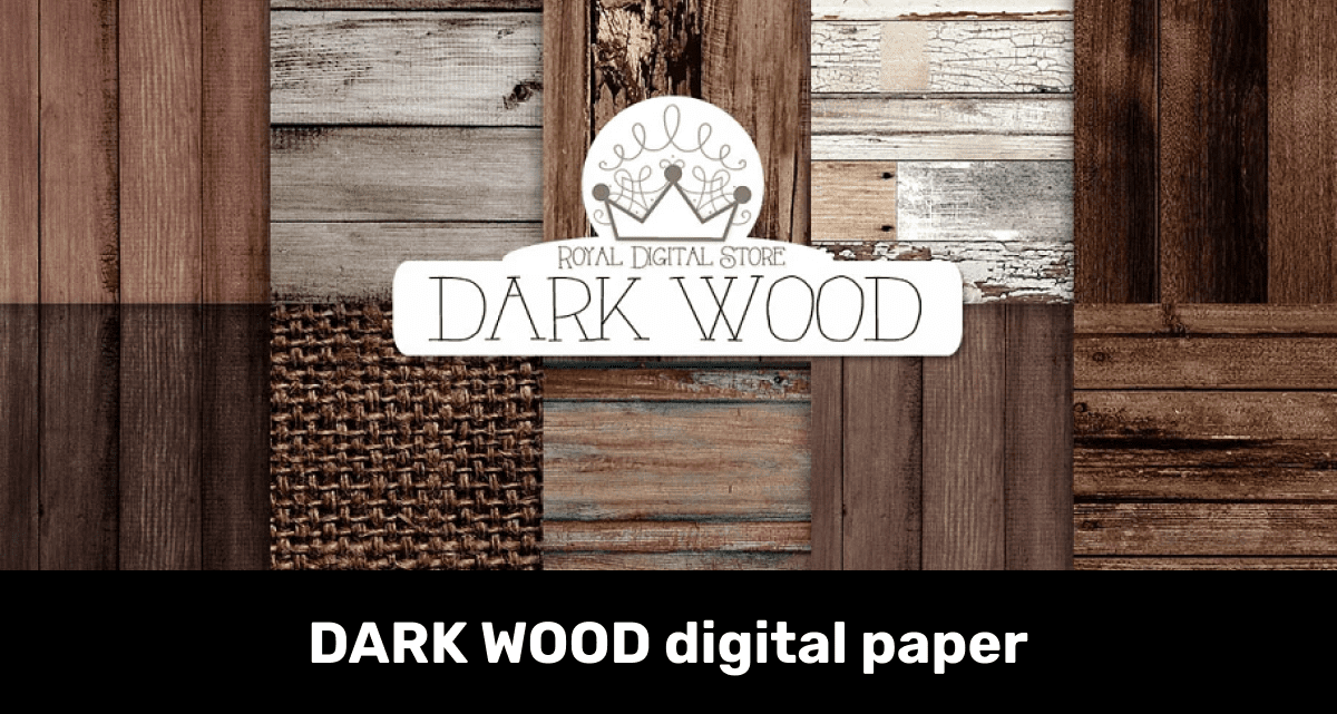 Dark Wood Digital Paper – MasterBundles