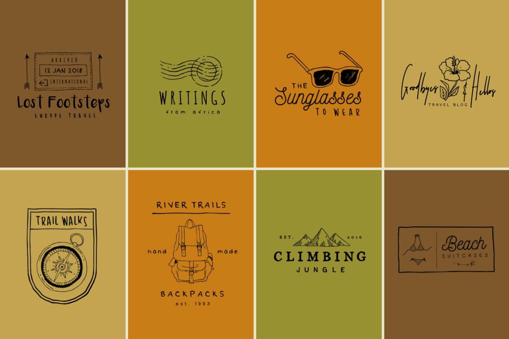 Handmade Travel Logo Bundle Vol. 1 – MasterBundles