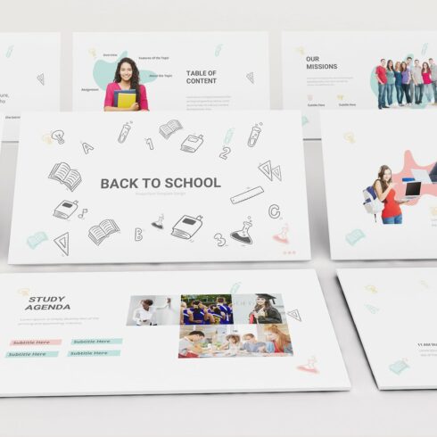 Back To School Powerpoint Template | Master Bundles