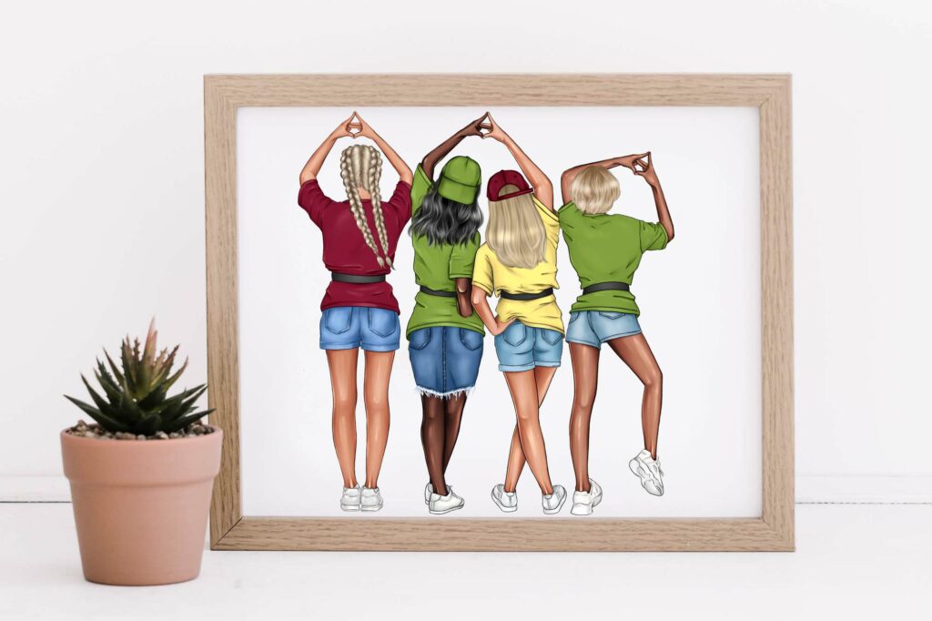 Alpha Gamma Delta Clipart Sorority - MasterBundles