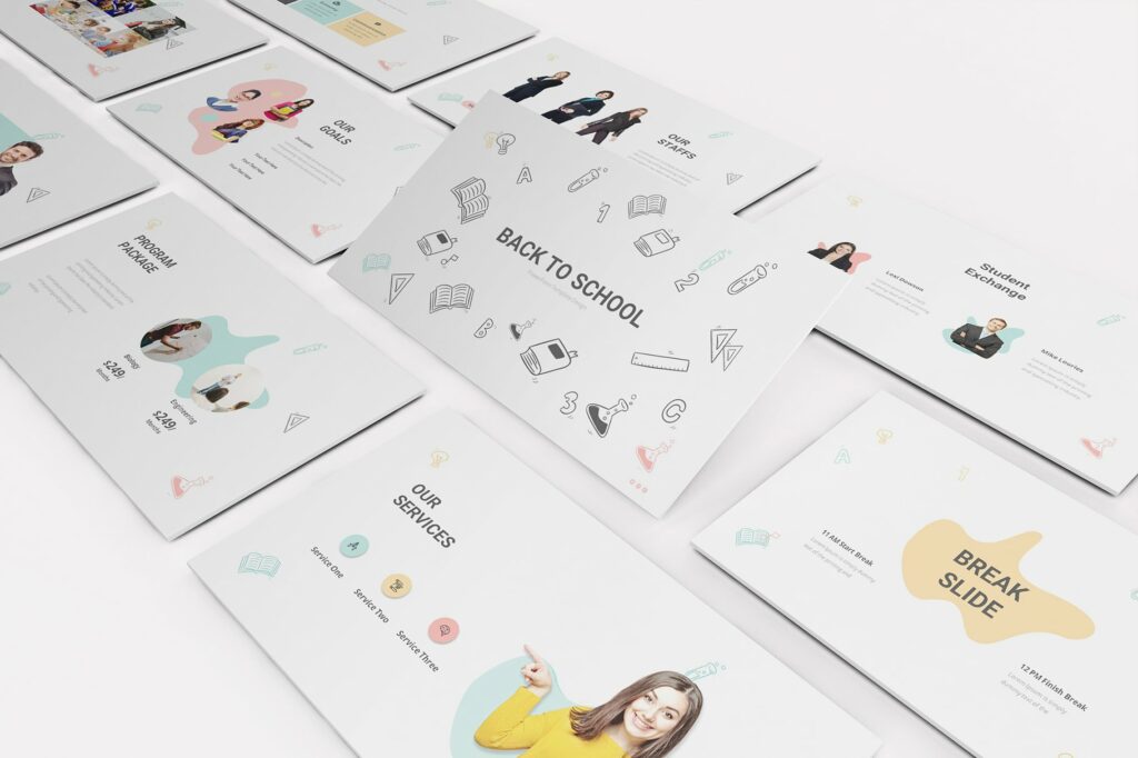 Back To School Powerpoint Template – MasterBundles