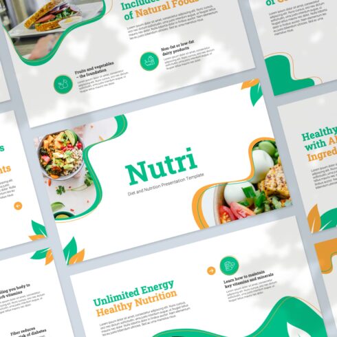 Diet and Nutrition PowerPoint Template | Master Bundles