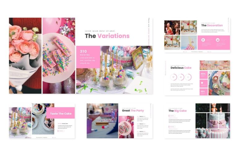 Birthday Party - Powerpoint Template 150 Slides – MasterBundles