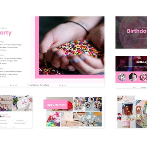 Birthday Party - Powerpoint Template 150 Slides | Master Bundles