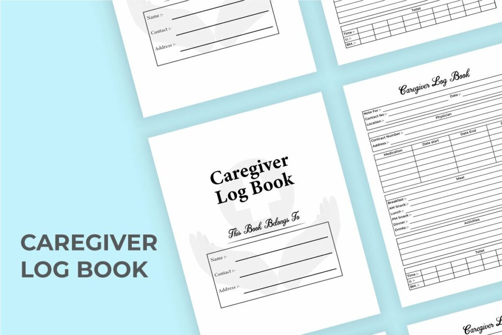 Caregiver Notebook KDP Interior – MasterBundles