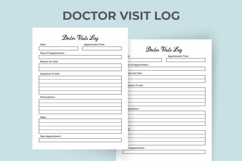 Medical Log Book KDP Interior Vector – MasterBundles