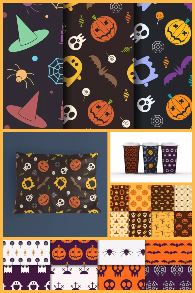 50+ Inspiring Halloween Patterns: Free and Premium