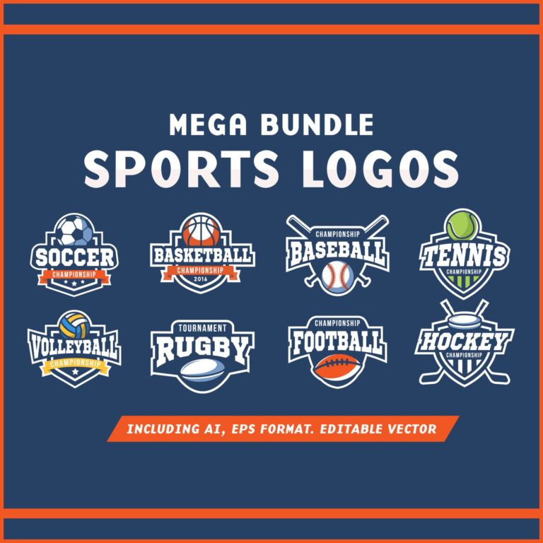 32 Sports Logos Bundle – MasterBundles