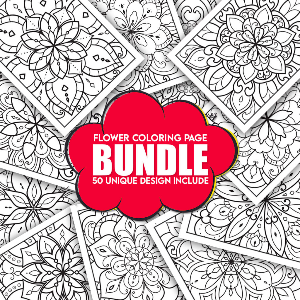 Kids Coloring Page Bundle - MasterBundles