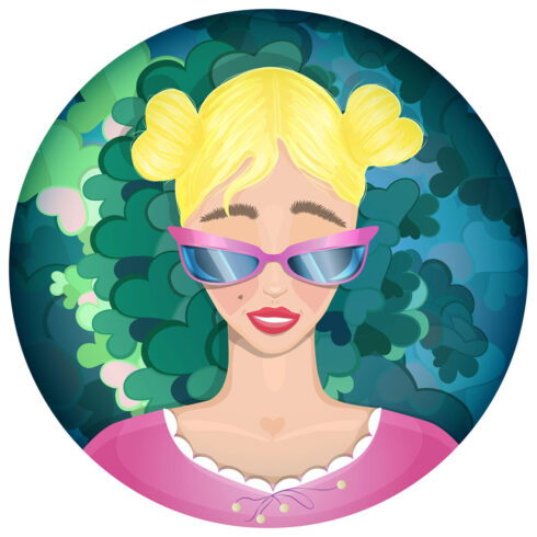 Set of funny stylized avatars - MasterBundles