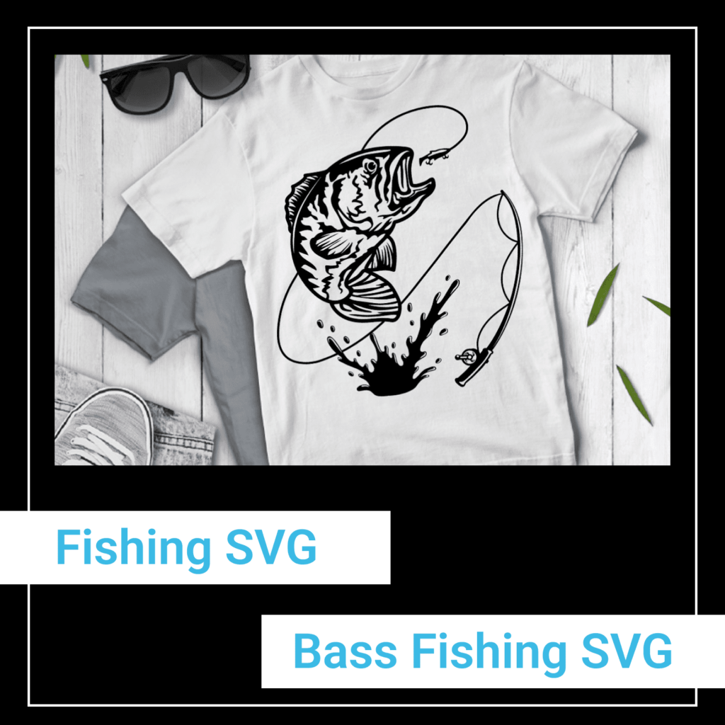 Fishing SVG, Bass Fishing SVG – MasterBundles