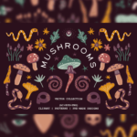 Mushrooms. Vector collection – MasterBundles
