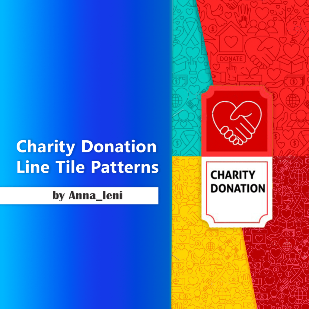 Charity Donation Line Tile Patterns – MasterBundles
