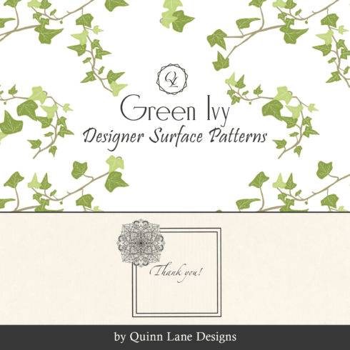 Green Ivy Designer Surface Patterns – MasterBundles