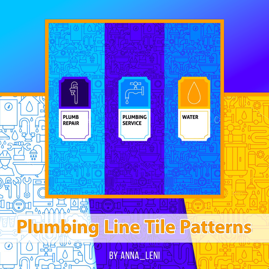 Plumbing Line Tile Patterns – MasterBundles