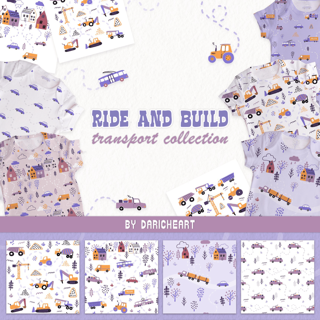 Ride and Build Transport Collection – MasterBundles