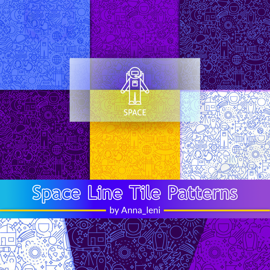 Space Line Tile Patterns – MasterBundles