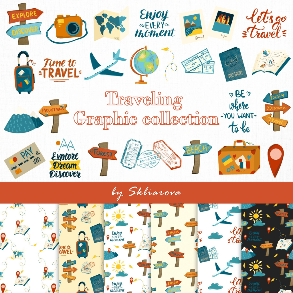 Traveling. Graphic Collection. – MasterBundles