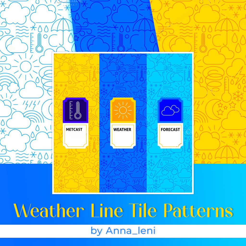 Weather Line Tile Patterns – MasterBundles