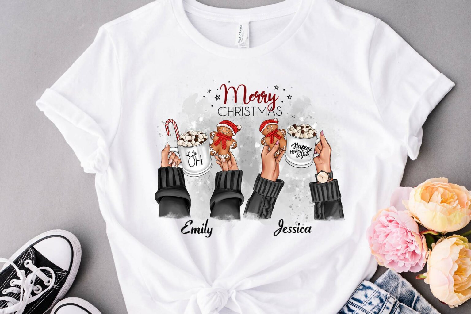 Best friends mittens coffee winter - MasterBundles