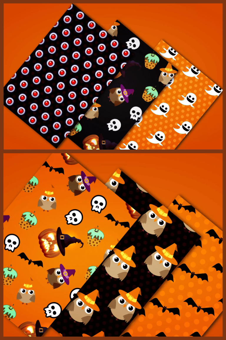 50+ Inspiring Halloween Patterns: Free and Premium
