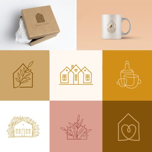 12 Home Decor Logos – MasterBundles