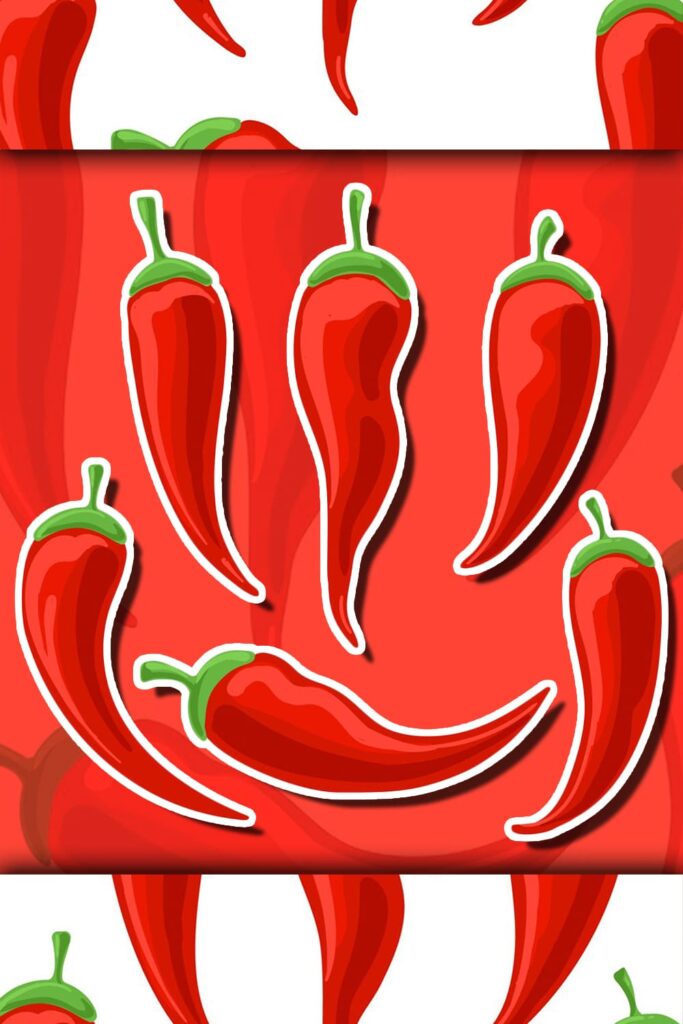 Chili Pepper Icons Set – MasterBundles