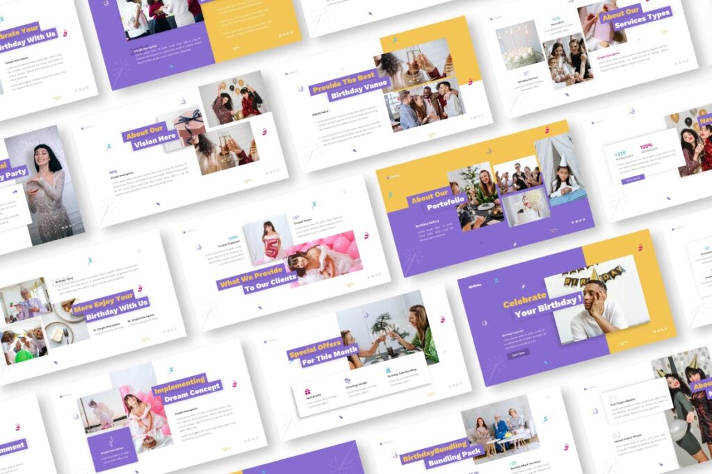 Birthday Powerpoint Presentation Template – MasterBundles