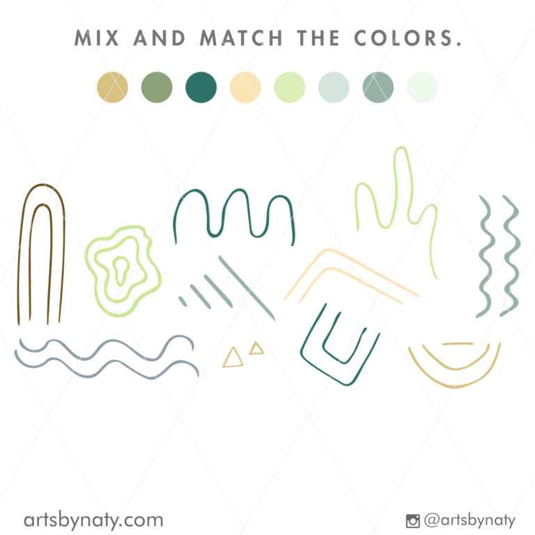 Abstract Clipart Art Hermosa Collection - MasterBundles