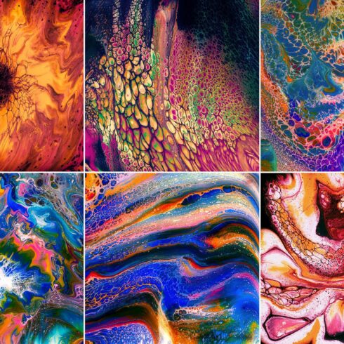 Fuse: Abstract Paint Textures | Master Bundles