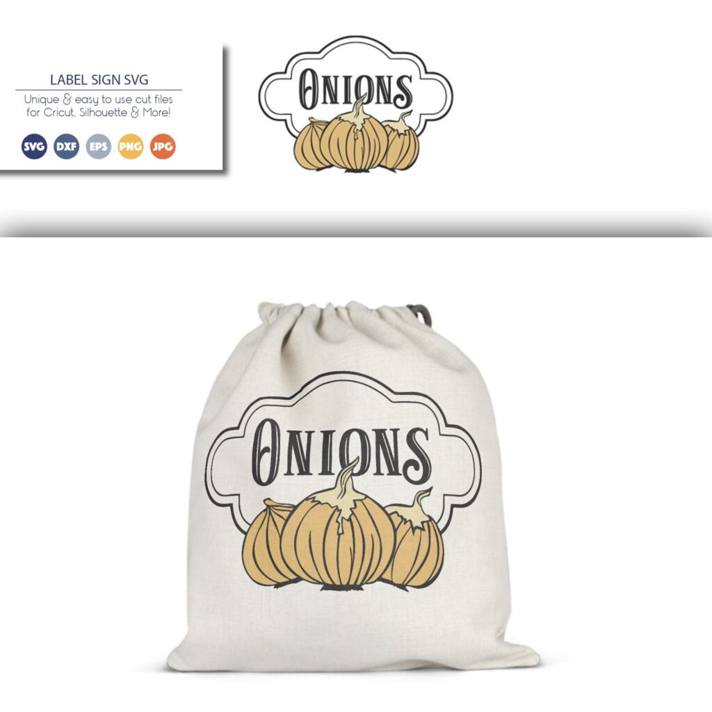 Onions SVG | Kitchen SVG | Sign Label SVG – MasterBundles
