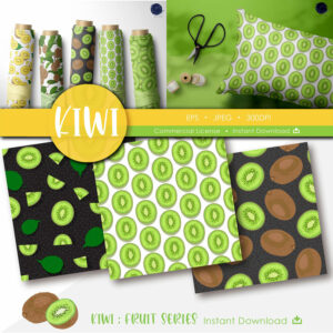 Kiwi Seamless Pattern Fruits Background – MasterBundles