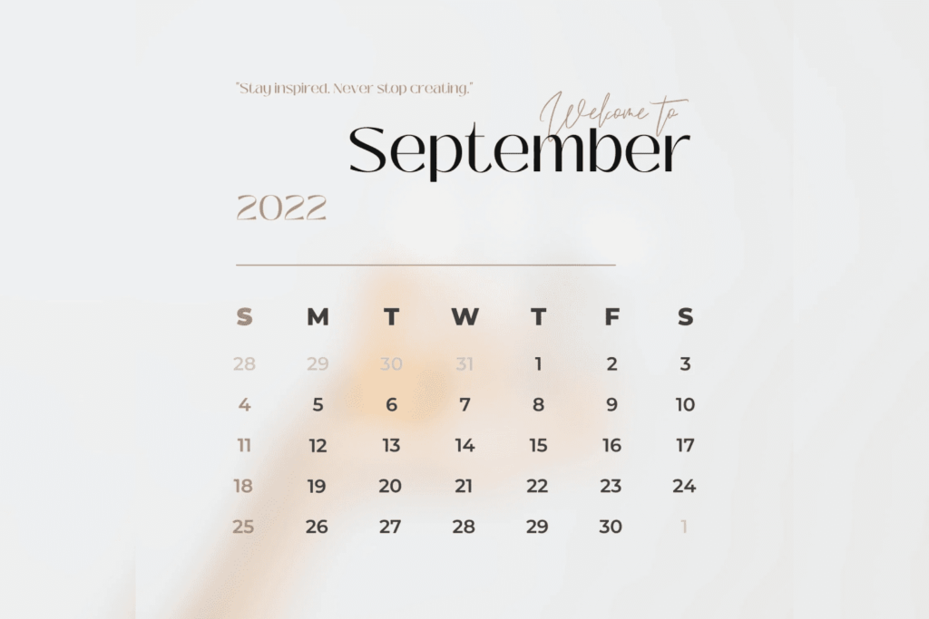 40+ Printable September Calendars 2022: Free & Premium