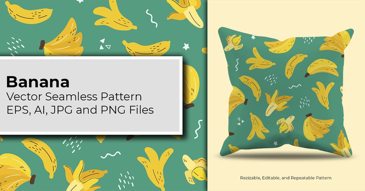 Banana Seamless Pattern – MasterBundles