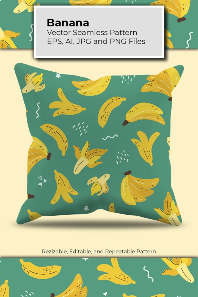 Banana Seamless Pattern – MasterBundles