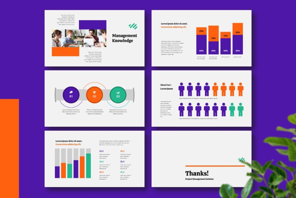 PROJECTO - Project Management Powerpoint Template – MasterBundles