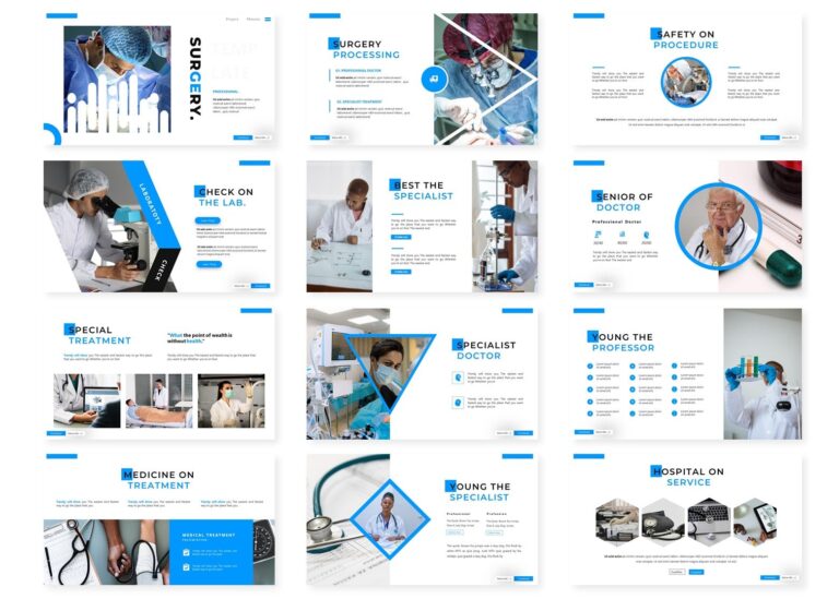 Surgery Powerpoint Template 150+ Total Slides – MasterBundles