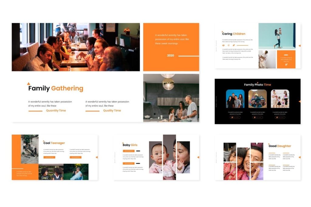 Welcome Family - Powerpoint Template – MasterBundles