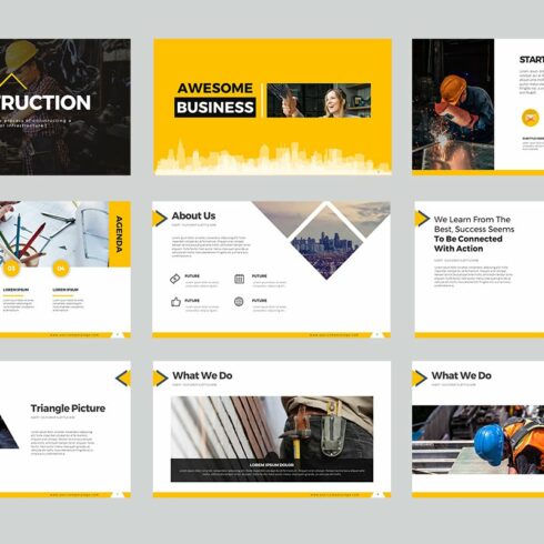 Construction PowerPoint Presentation 400 Slides | Master Bundles