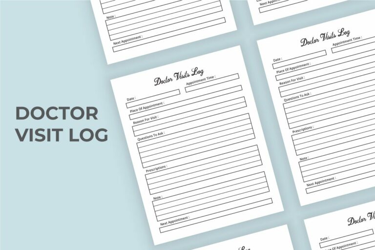 Medical Log Book KDP Interior Vector – MasterBundles