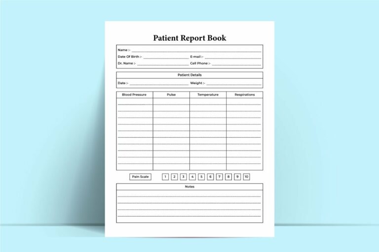 Nurse Patient Journal KDP Interior – MasterBundles