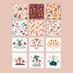 Mushrooms. Vector collection – MasterBundles