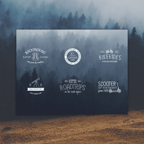 Retro Travel Logos & Fonts – MasterBundles