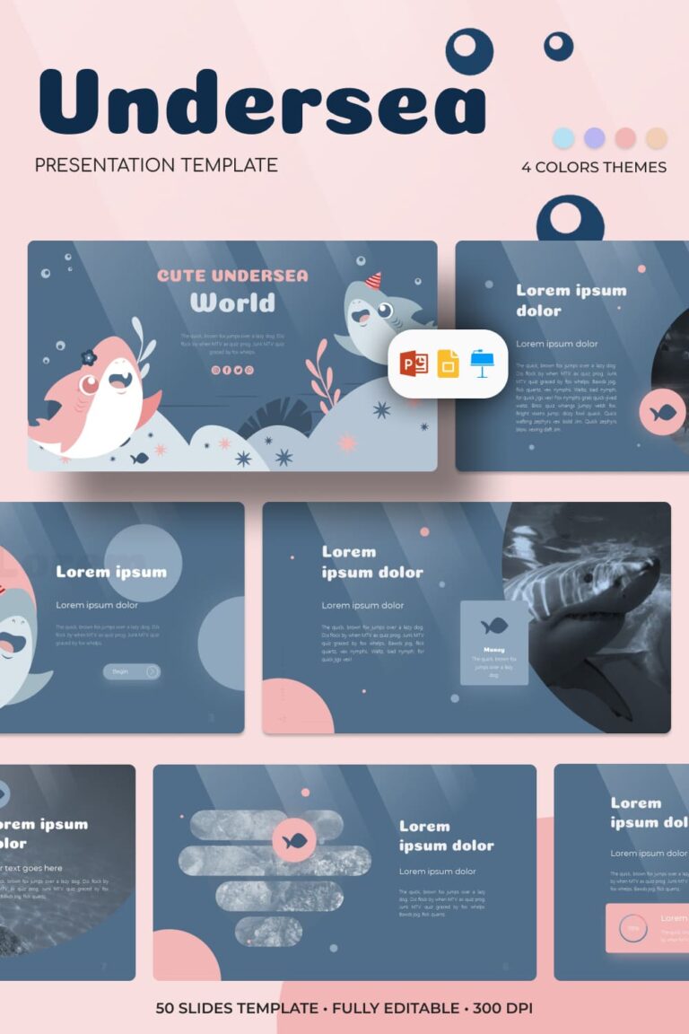 Cute Presentation Templates Bundle – MasterBundles