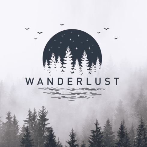 Wanderlust. 15 Double Exposure Logos – MasterBundles