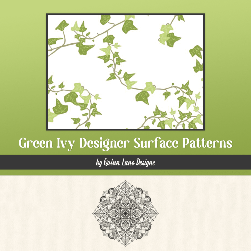 Green Ivy Designer Surface Patterns – MasterBundles
