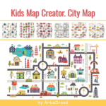 Kids Map Creator. City Map – MasterBundles