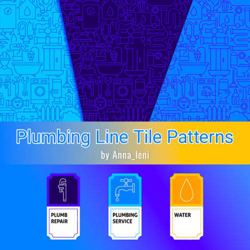 Plumbing Line Tile Patterns – MasterBundles