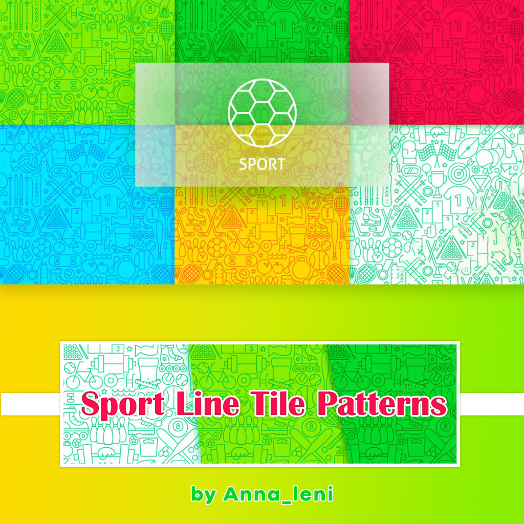 Sport Line Tile Patterns – MasterBundles