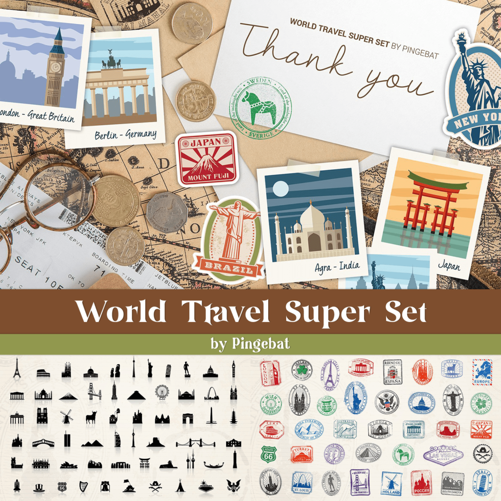World Travel Super Set – MasterBundles